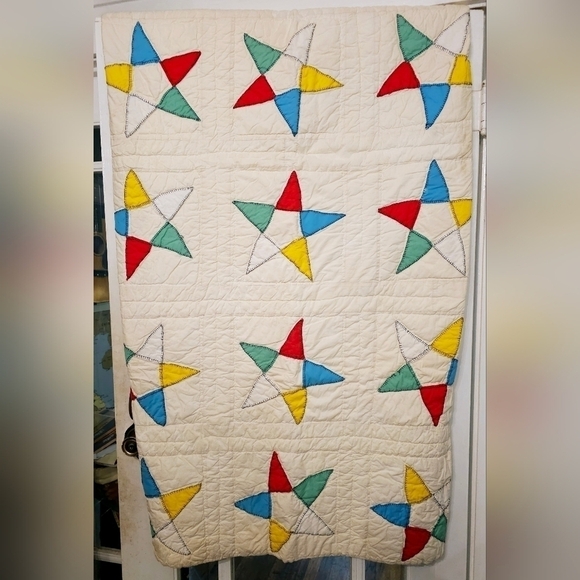 Bedding | Vintage Order Of The Eastern Star Quilt | Poshmark